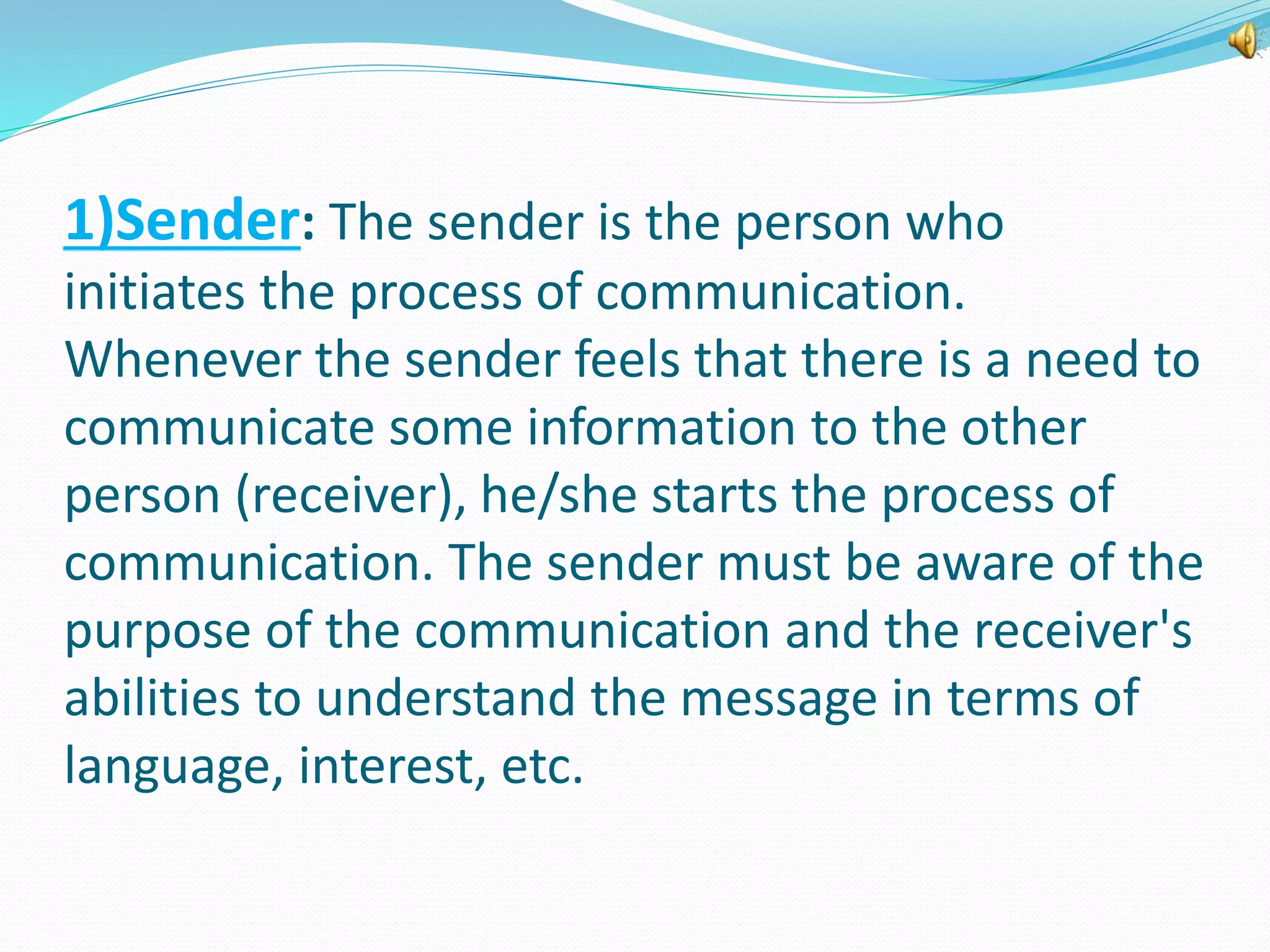 Communication skills meaning & process with audio | PPT