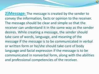Communication skills meaning & process with audio | PPSX