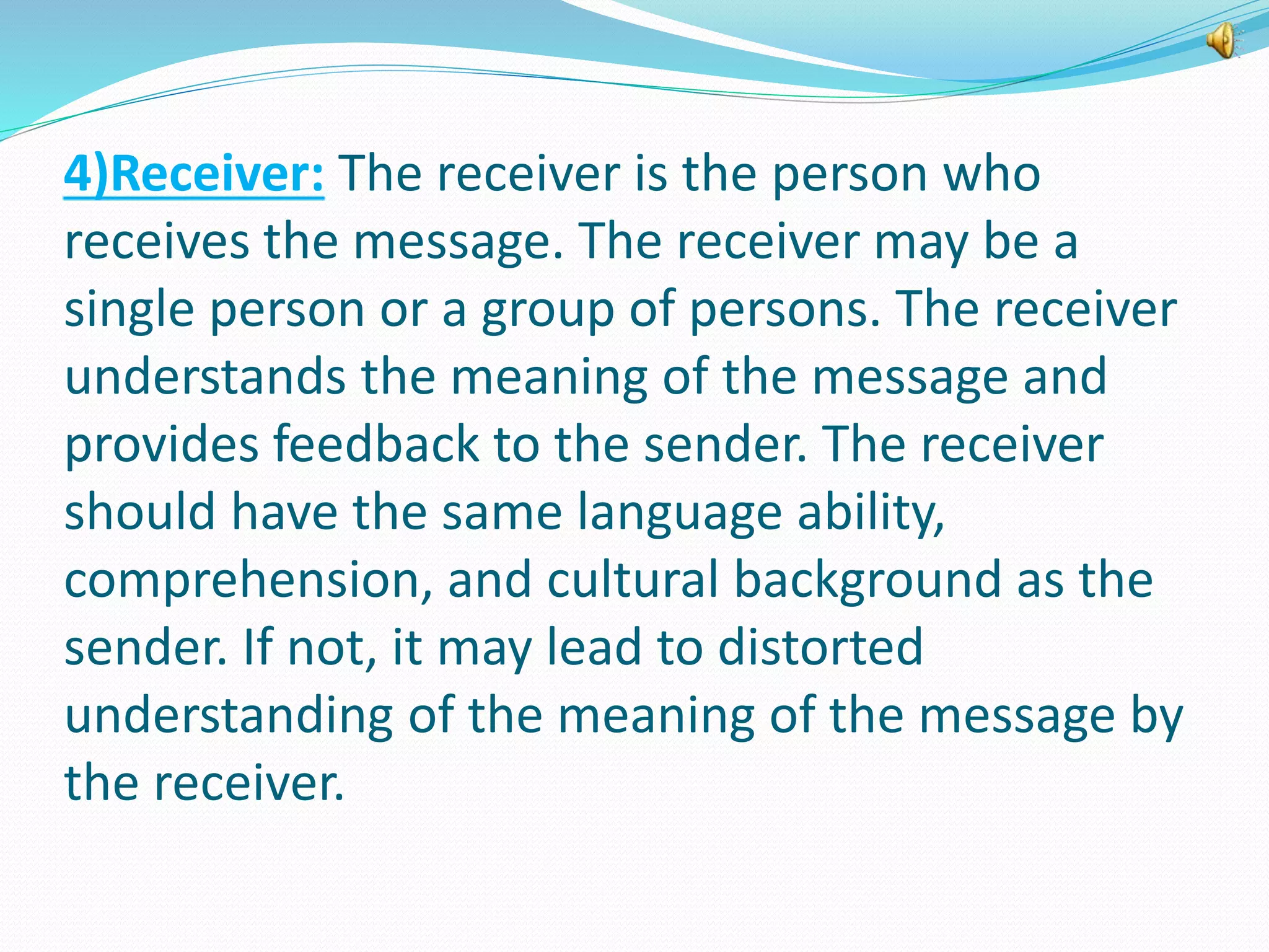Communication skills meaning & process with audio | PPSX