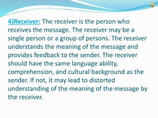 Communication skills meaning & process with audio | PPSX