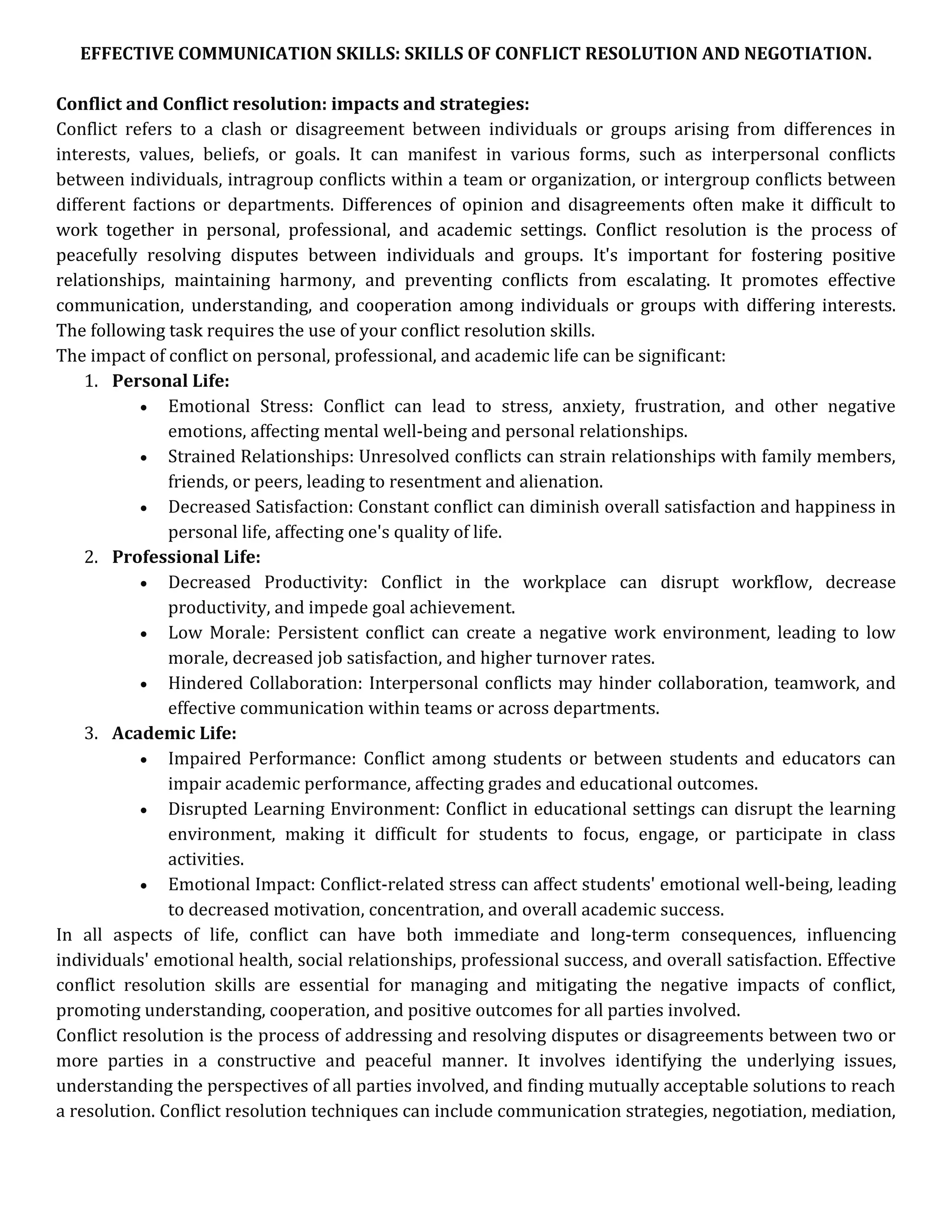 Communication SKills of Negotiation and conflict resolution.pdf