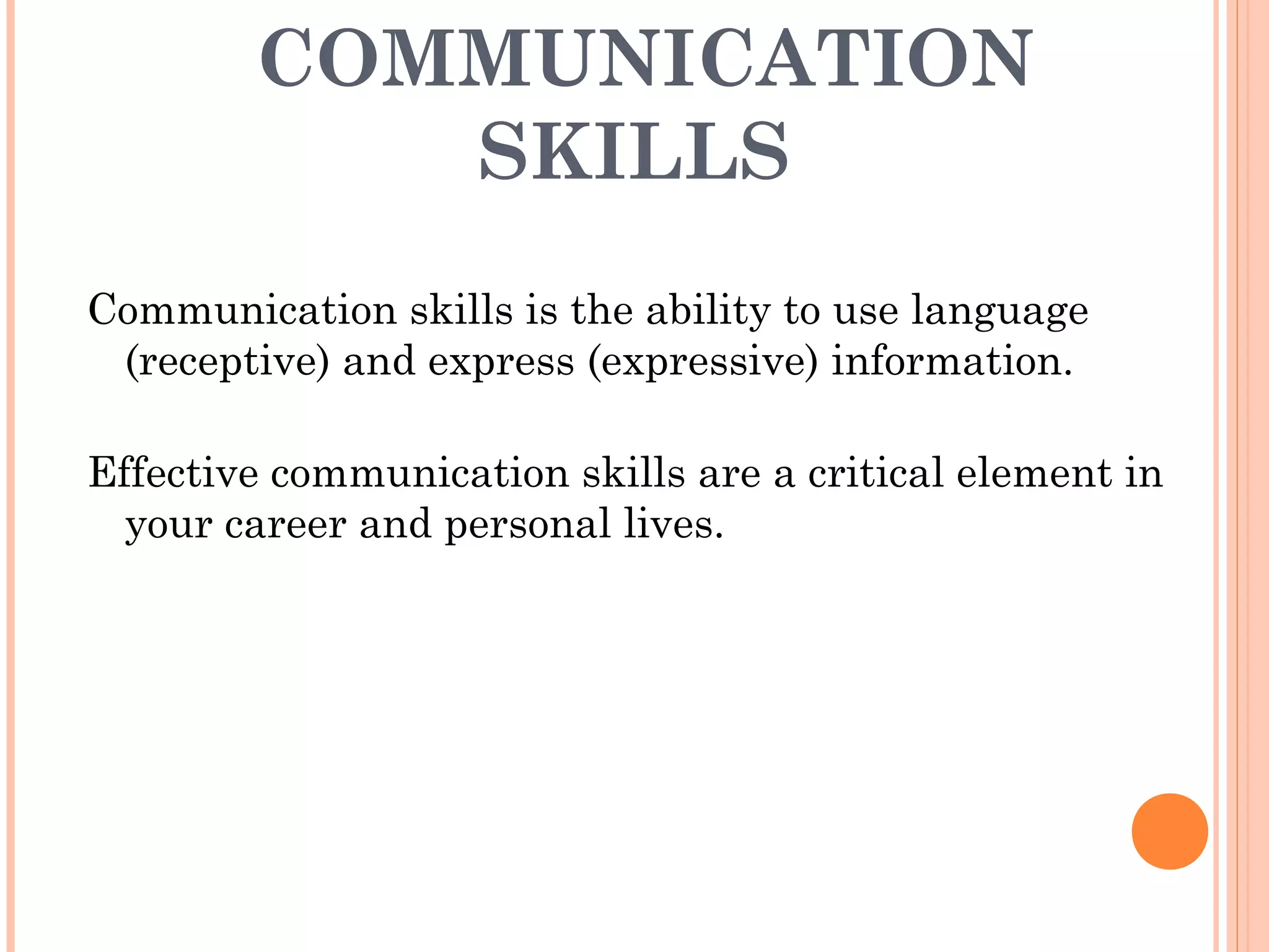 Effective communication Skills for Everyone | PPT