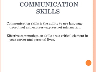 Effective communication Skills for Everyone | PPT
