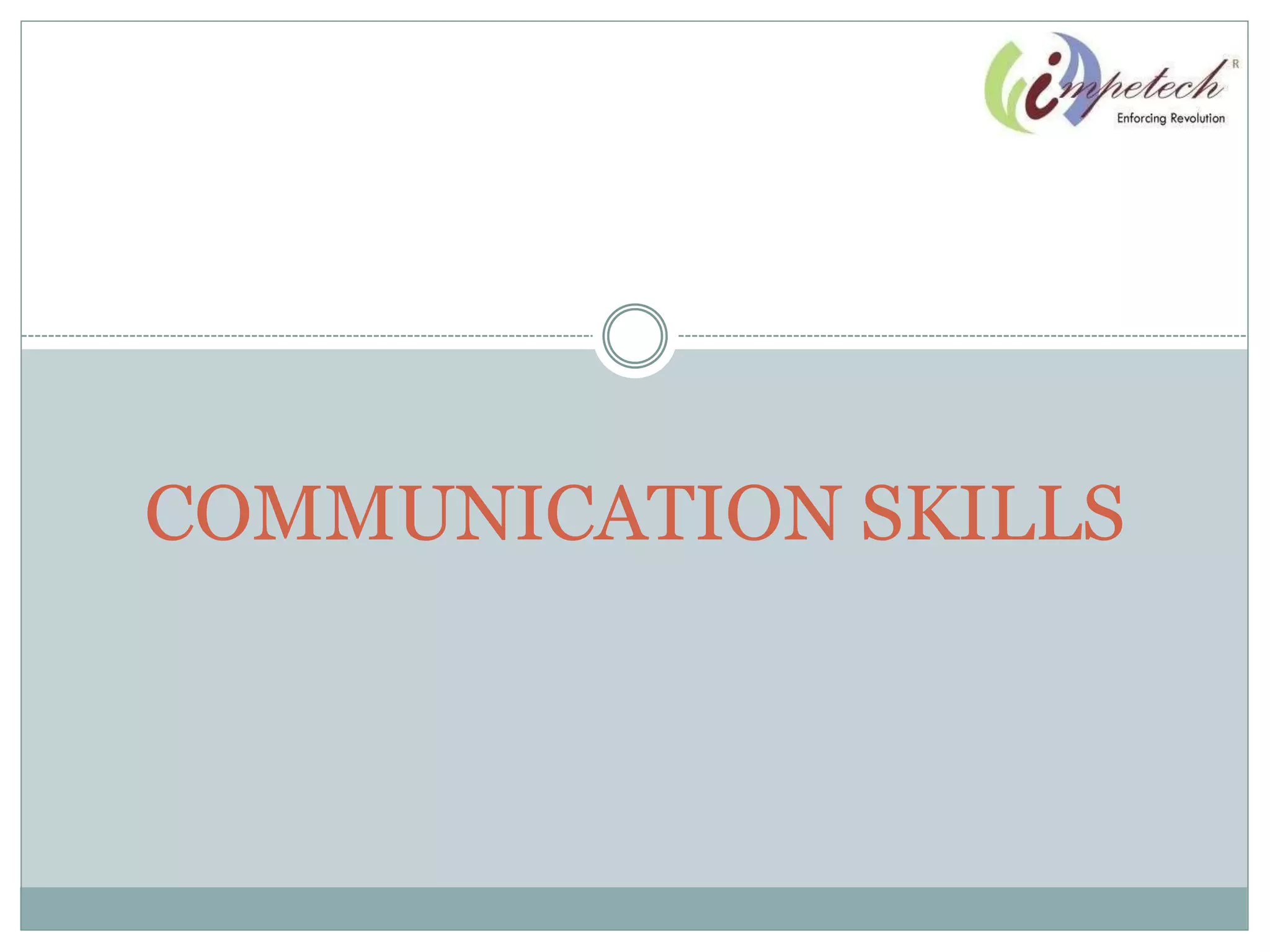 Communication skills ppt | PPTX