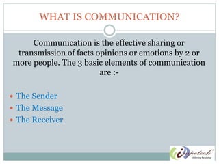 Communication skills ppt | PPTX