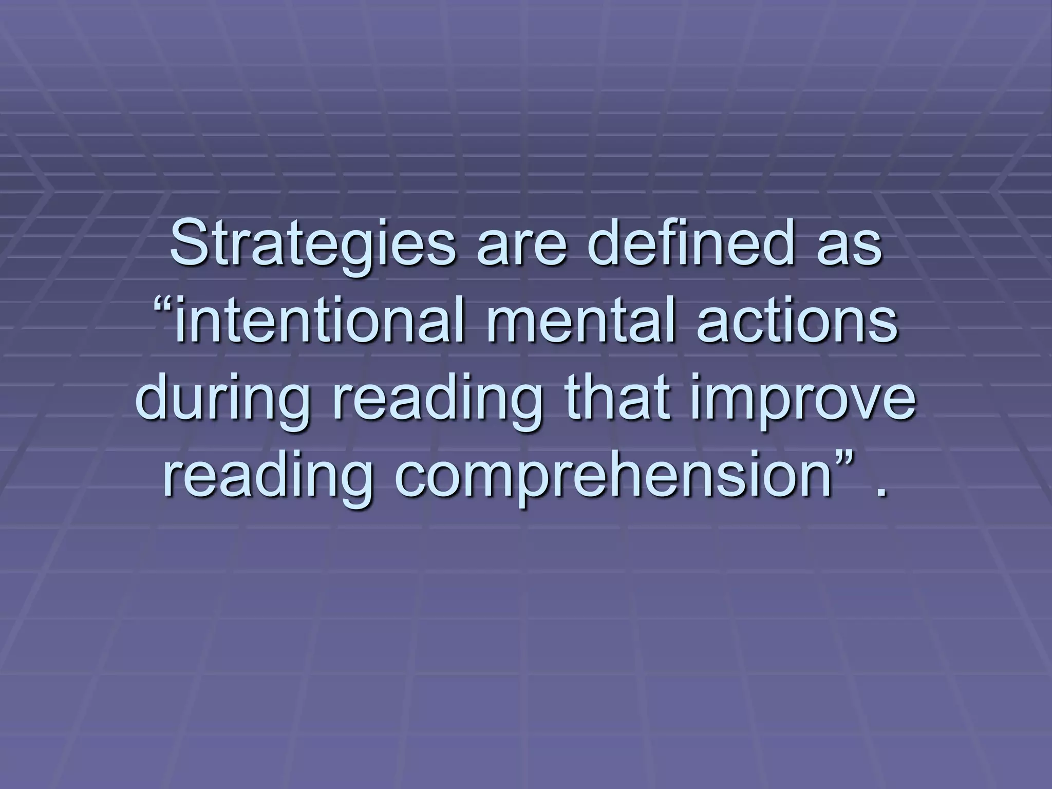 reading comprehension skills | PPT