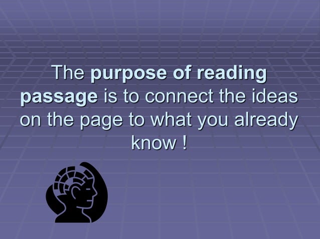 reading comprehension skills | PPT