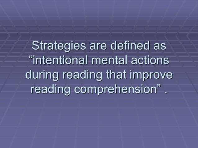 reading comprehension skills | PPT