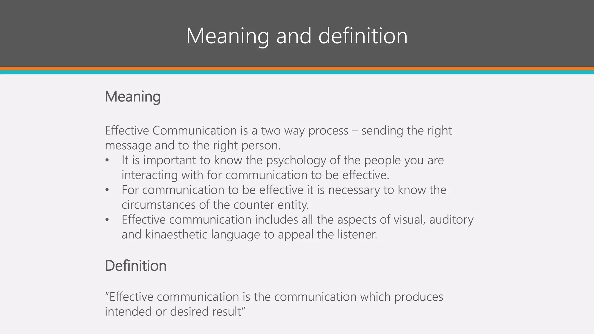Communication Skills Presentation | PPTX
