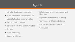 Communication Skills Presentation | PPTX