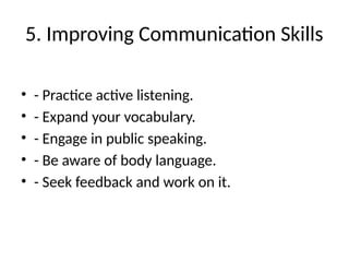 Communication_Skills_Presentation for professional | PPTX