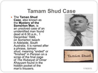 The Unsolved Mysteries of World | PPTX