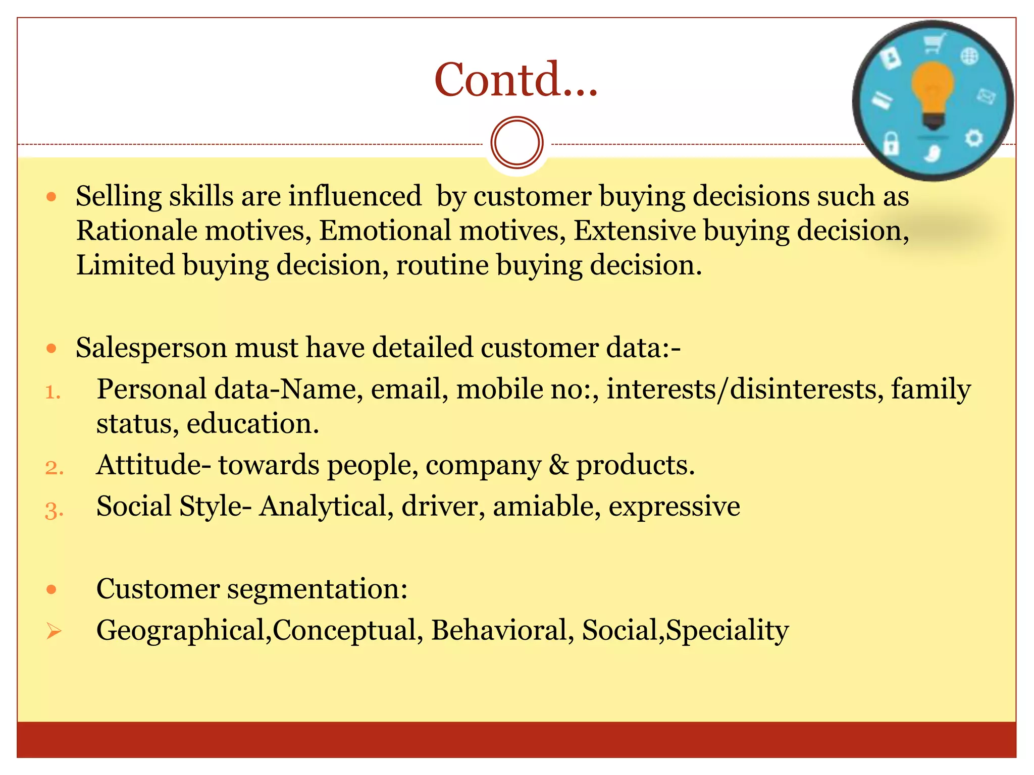 Communication skills & selling skills | PPTX