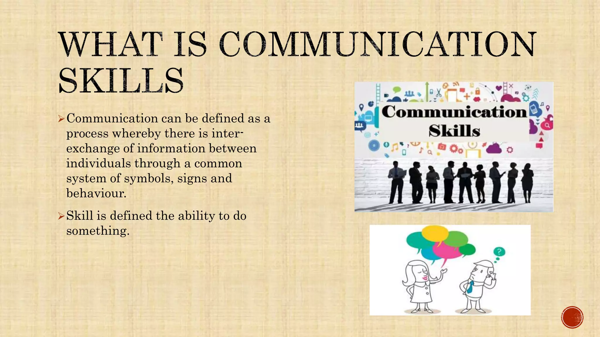 Communication skills slide presentation | PPT
