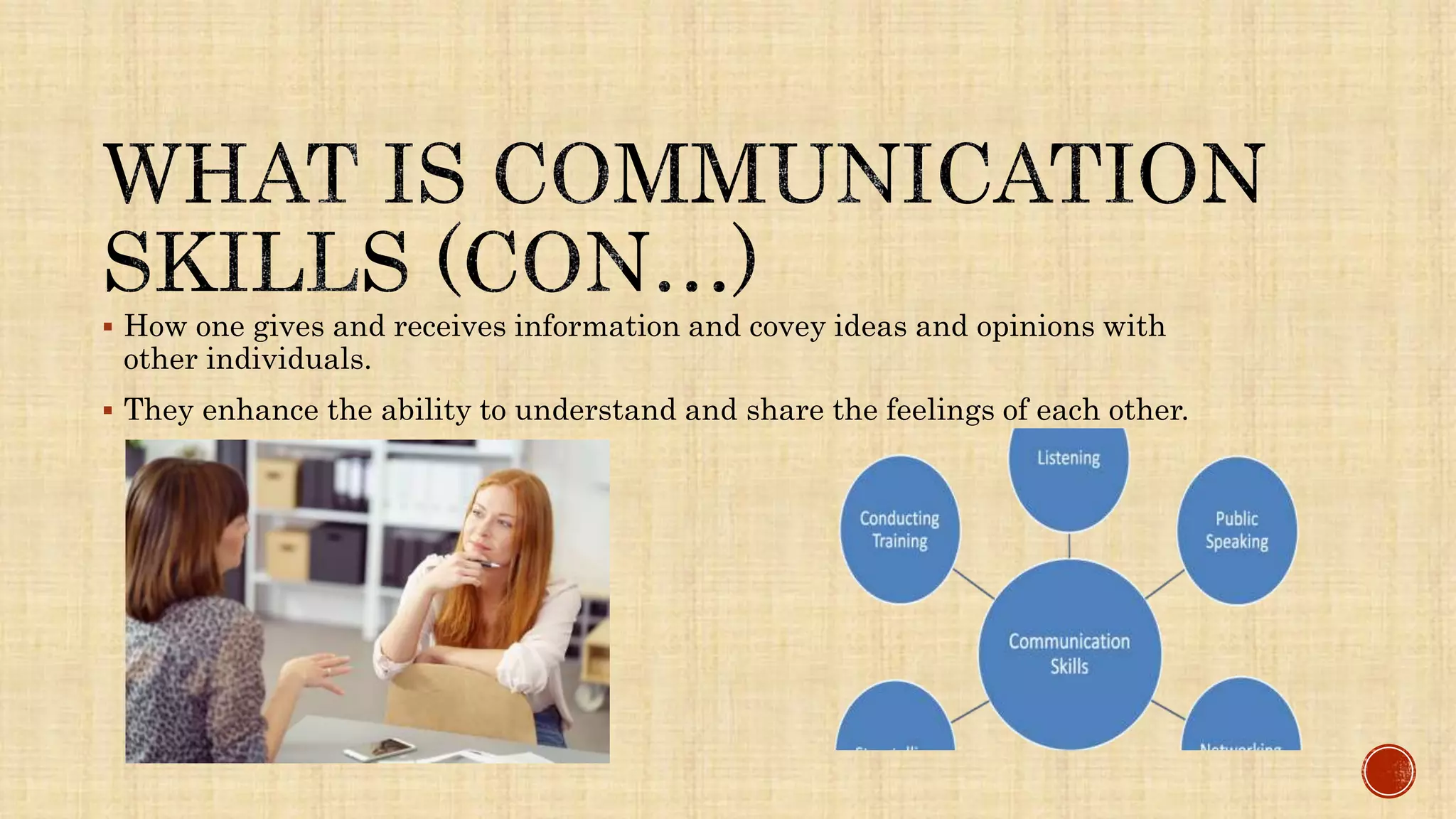 Communication skills slide presentation | PPT