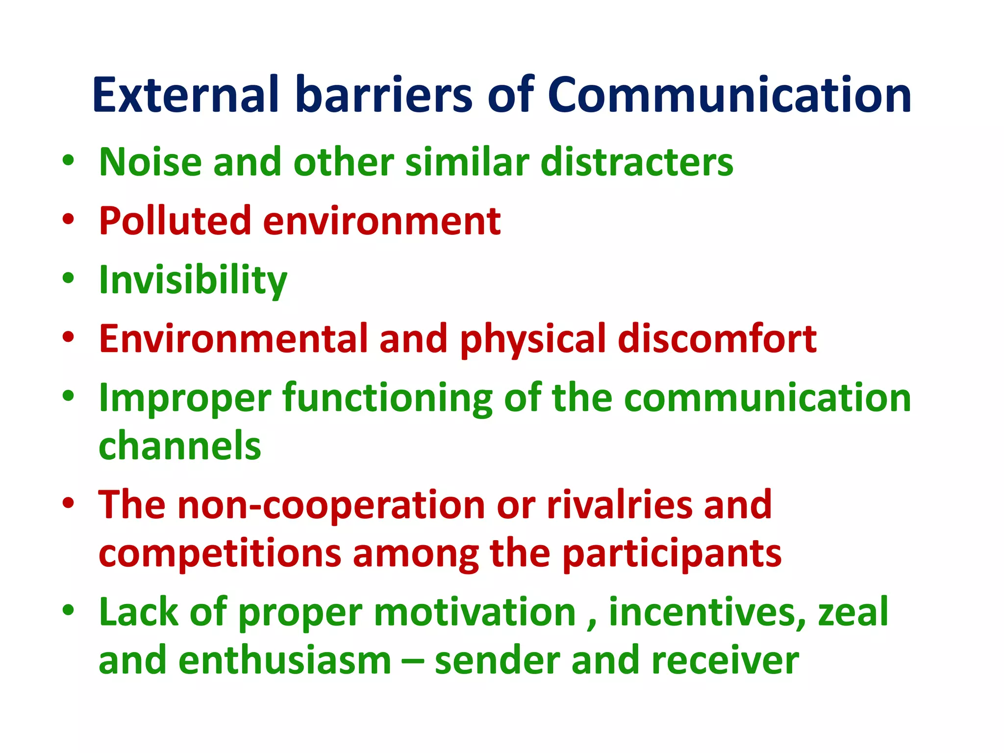 Communication skill unit - Barriers to Communication | PPTX