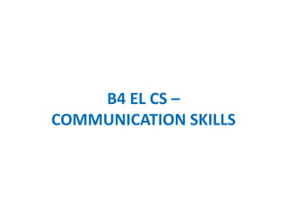 Communication skill | PPTX