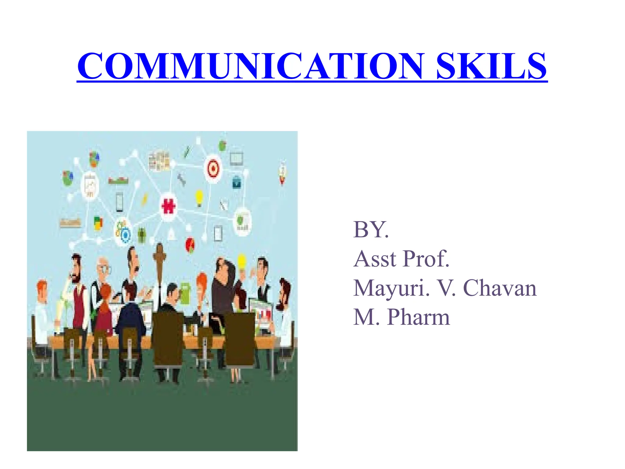 COMMUNICATION SKILS INTRODUCTION DEFINITION OF COMMUNICATION IMPORTANCE ...