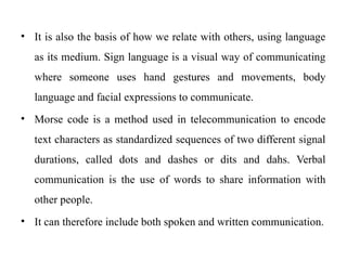 COMMUNICATION SKILS INTRODUCTION DEFINITION OF COMMUNICATION IMPORTANCE ...
