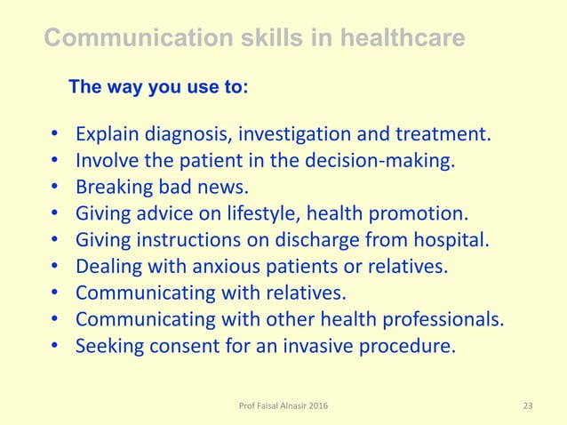 Effective Communication skills and Health | PPTX