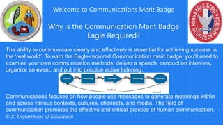 Communications merit badge presentation | PPTX