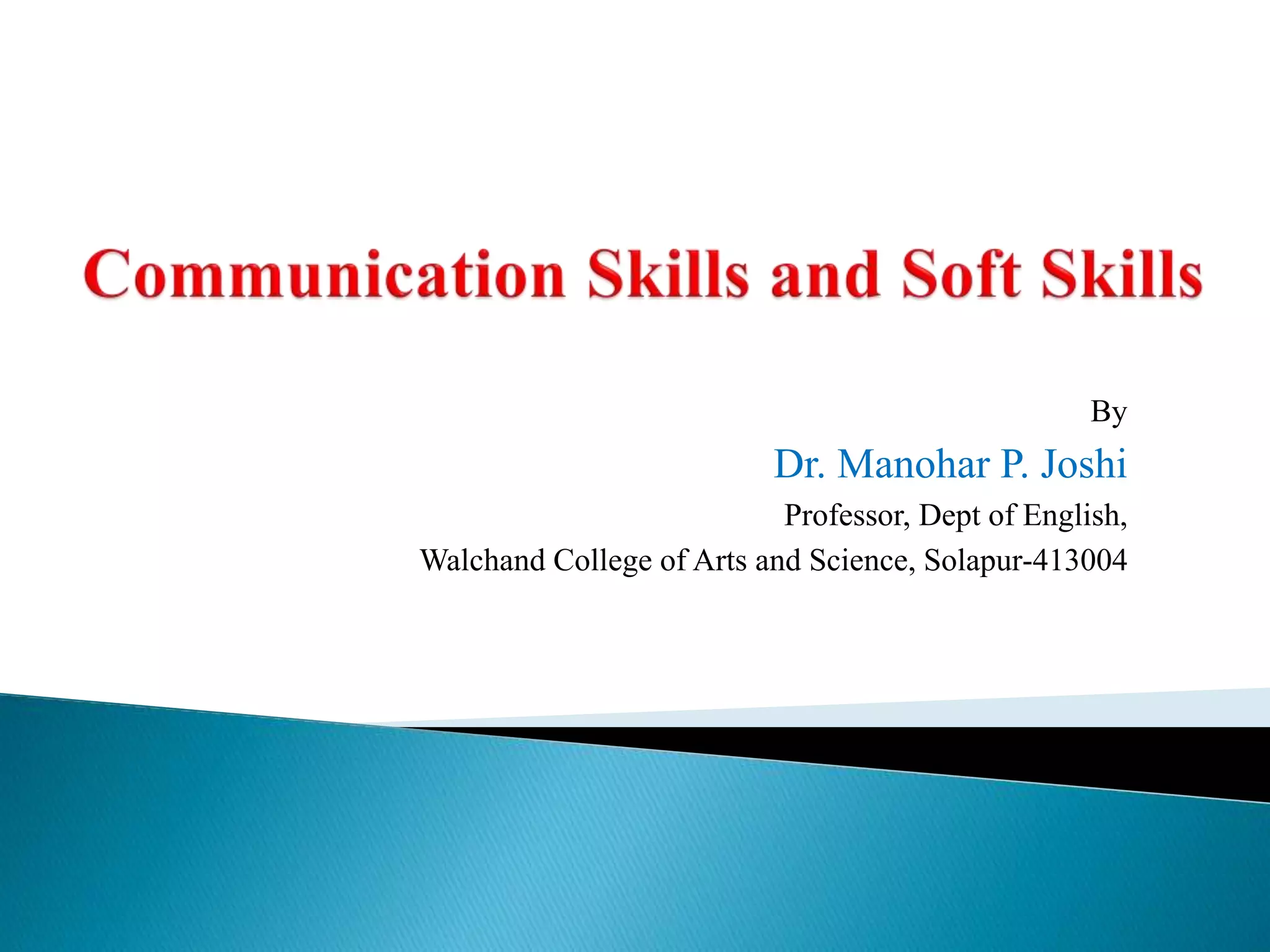 Communication & soft skills | PPT