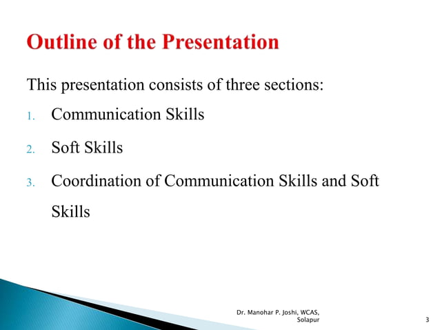 Communication & soft skills | PPT