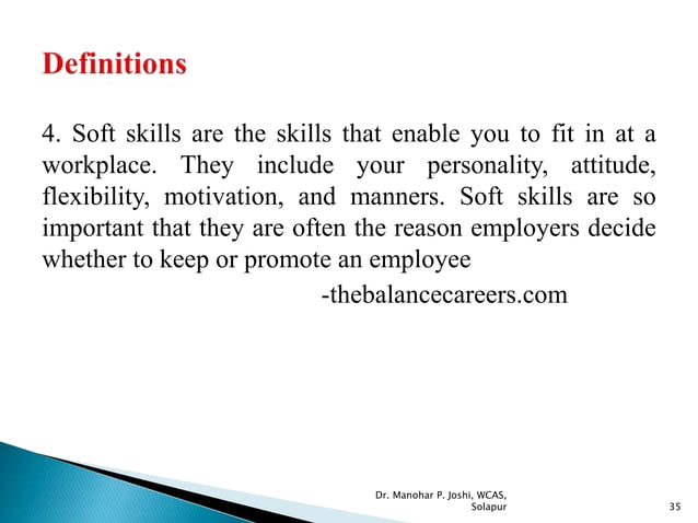 Communication & soft skills | PPT
