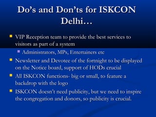 ISKCON Communications (India) | PPT