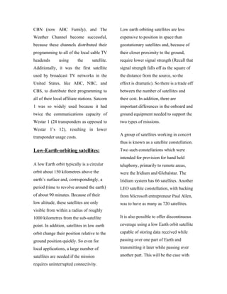 Communications satellite | PDF