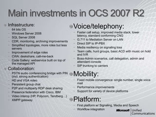 1st Look at Communications Server 14 Features | PPT