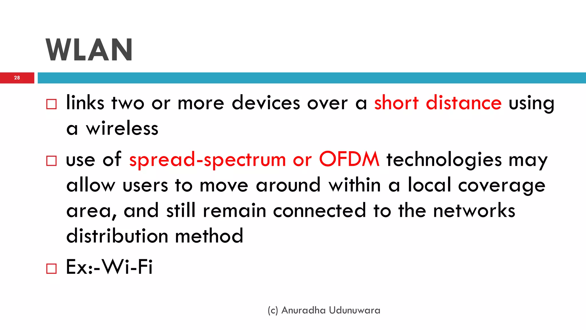 Communications Service Provider Networks | PPT