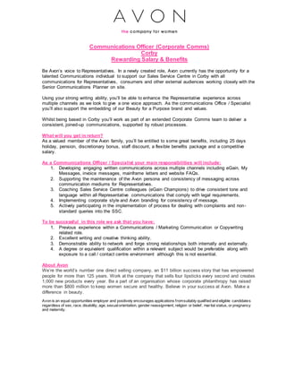 Communications Officer (Corporate Comms) | PDF