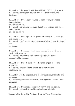 COMMUNICATIONS STYLE INVENTORYThis is an informal survey, .docx