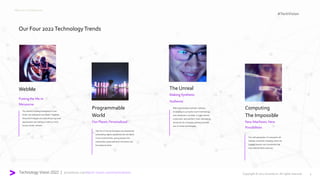 Technology Vision 2022: Communications Industry | Accenture | PPTX