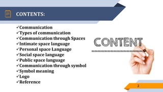 Communications through space & symbols | PPT
