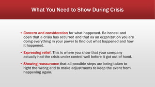 Communications to prevent crises | PPTX