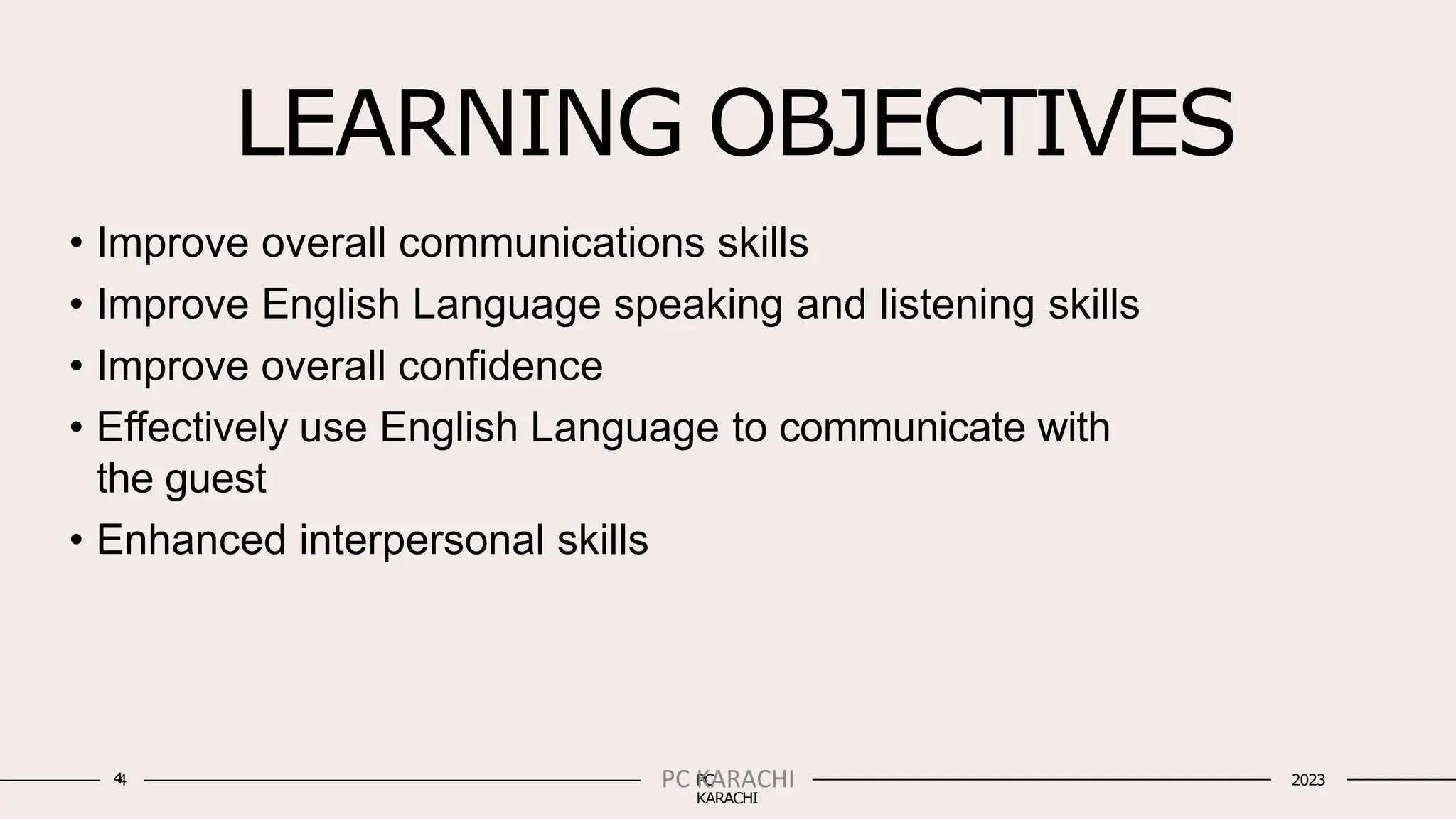 COMMUNICATIONS TRAINING FOR PEARL CONTINENTAL STAFF.pptx