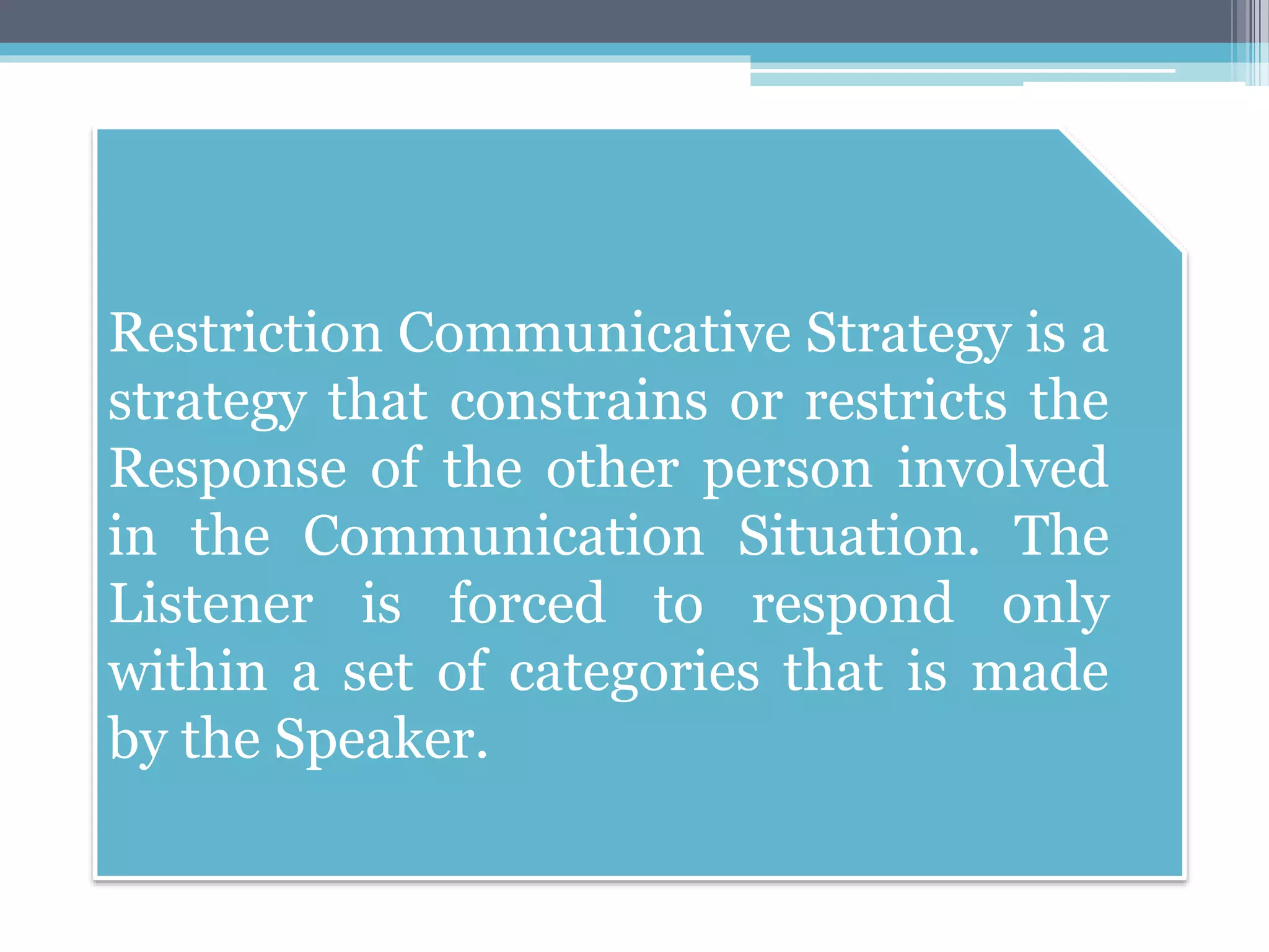 Communication strategies | PPTX