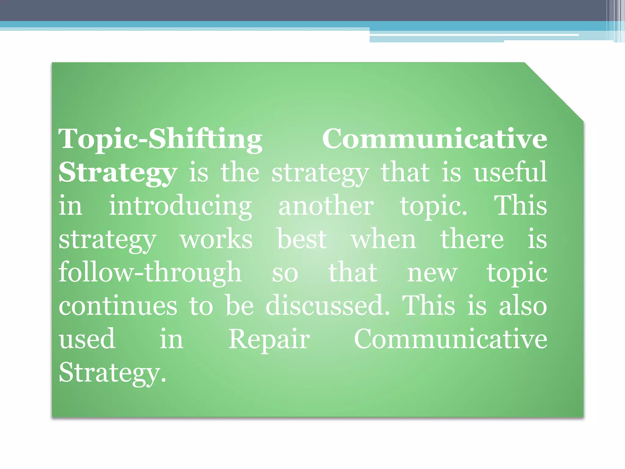 Communication strategies | PPTX