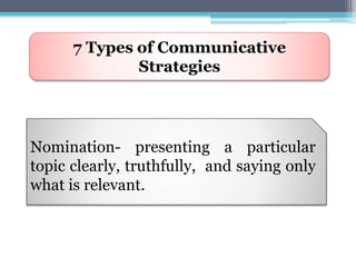 Communication strategies | PPTX