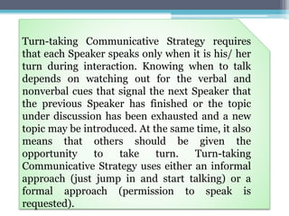 Communication strategies | PPTX