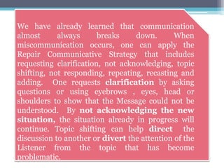 Communication strategies | PPTX