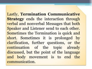 Communication strategies | PPTX