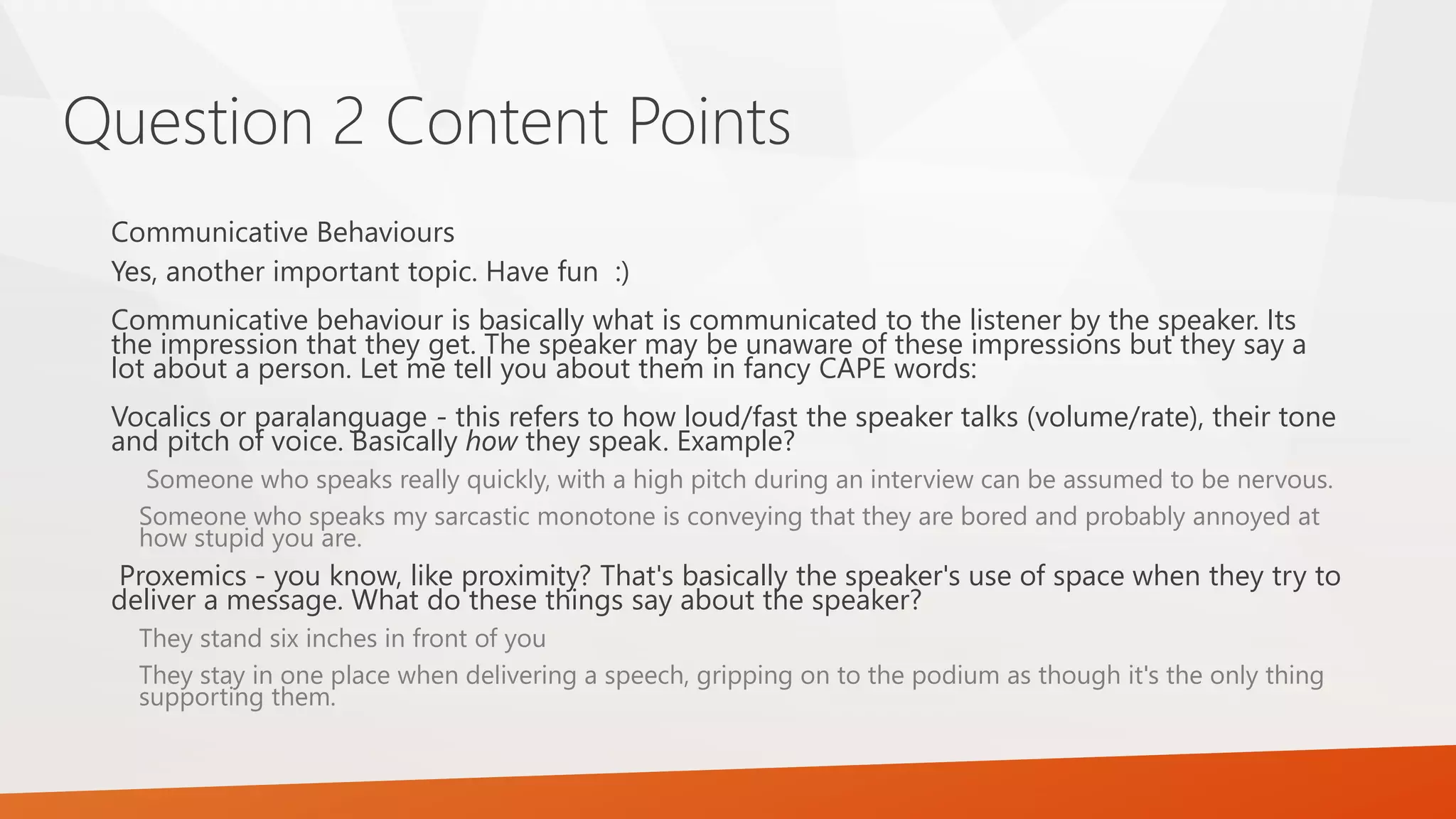 Communication studies exam | PPTX