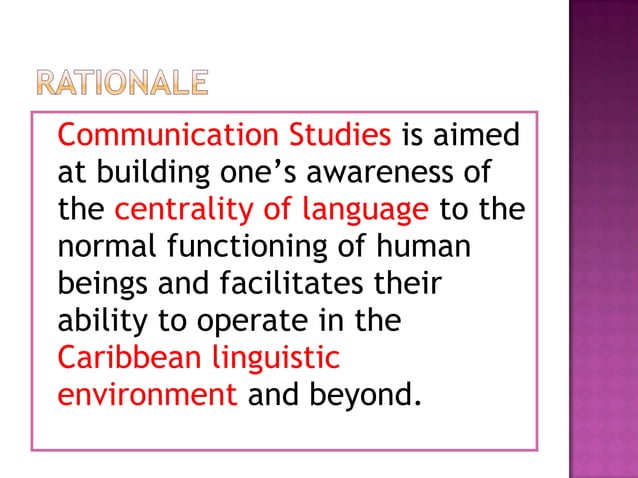 Communication studies lecture 1 | PPT