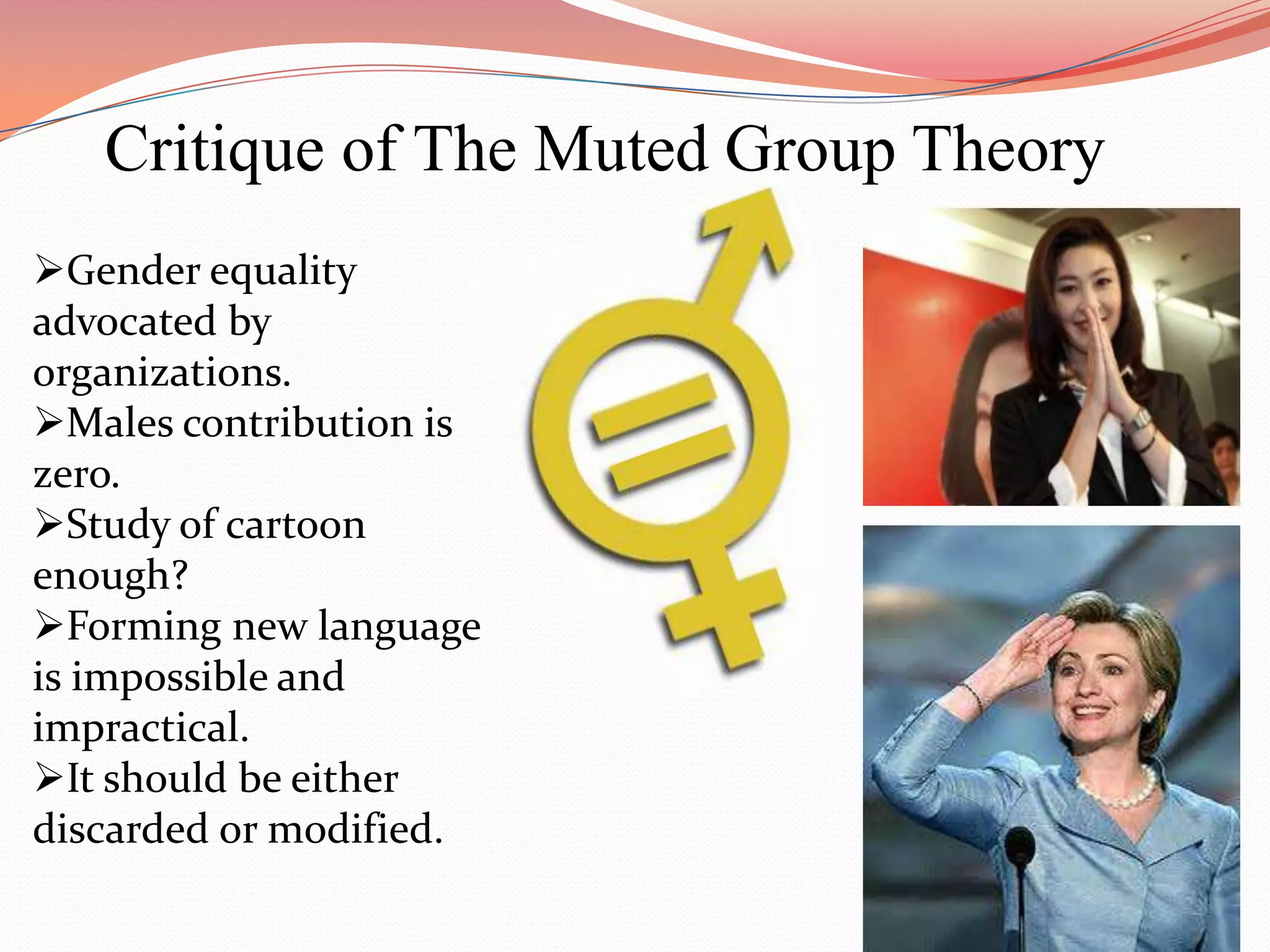 Communication studies Muted Group Theory | PPTX