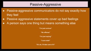 Communication styles | PDF