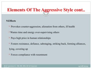 COMMUNICATION STYLE (Final).ppt for students | PPT