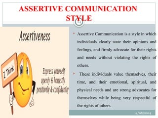 COMMUNICATION STYLE (Final).ppt for students | PPT